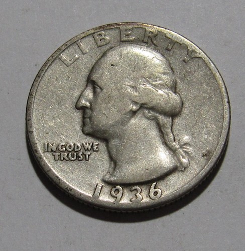 1936 D Washington Quarter - NICE Circulated Condition - 225SA | eBay