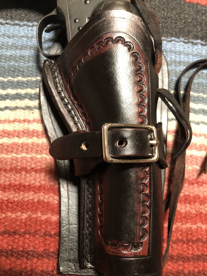 Fits Colt SAA EMF Pietta 1873 Ruger New Vaquero 5.5" Western Fast Draw ...