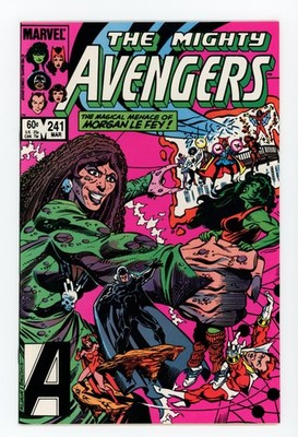Avengers #241 NM+ Morgan Le Fey Cover 1984 Marvel Comics | eBay