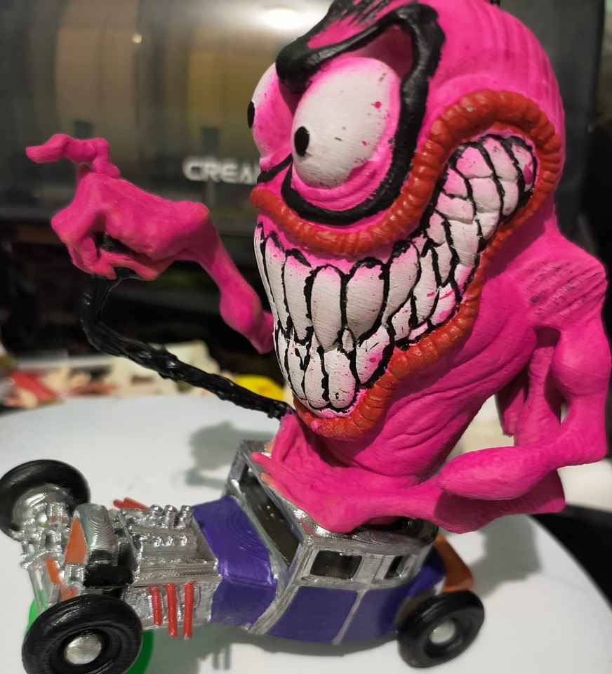 Fink Pink Hot Rod Hot Wheels Monster Ed ROTH Inspired | eBay