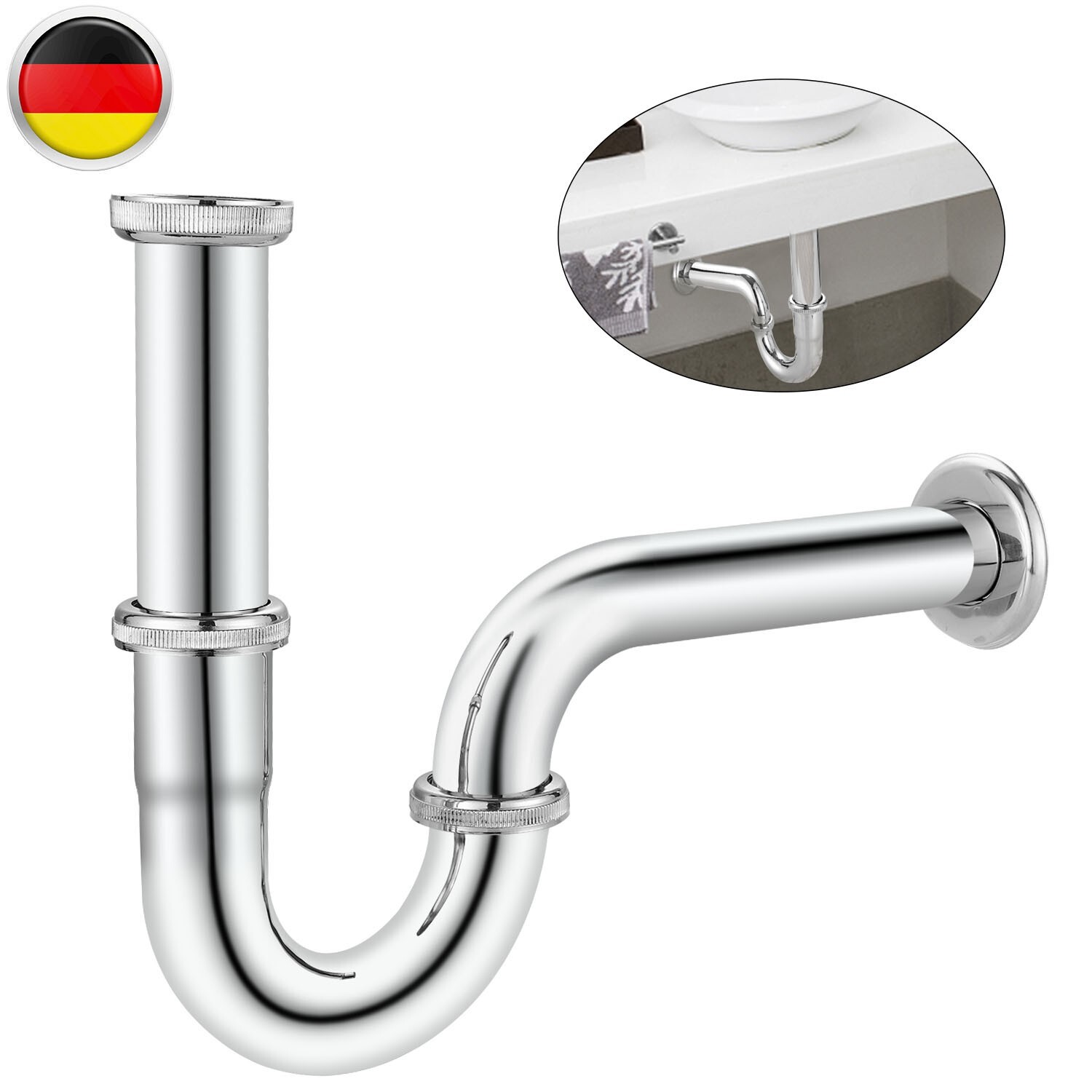 Premium Stainless Steel Syphon for Faucet Sink Reliable and Long ...