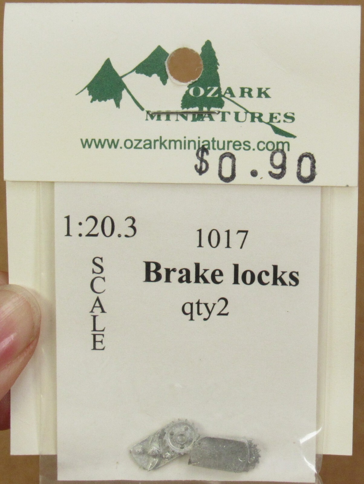 Ozark Miniatures 1017 Brake Locks (2) 1:20.3 G-Scale NOS | eBay