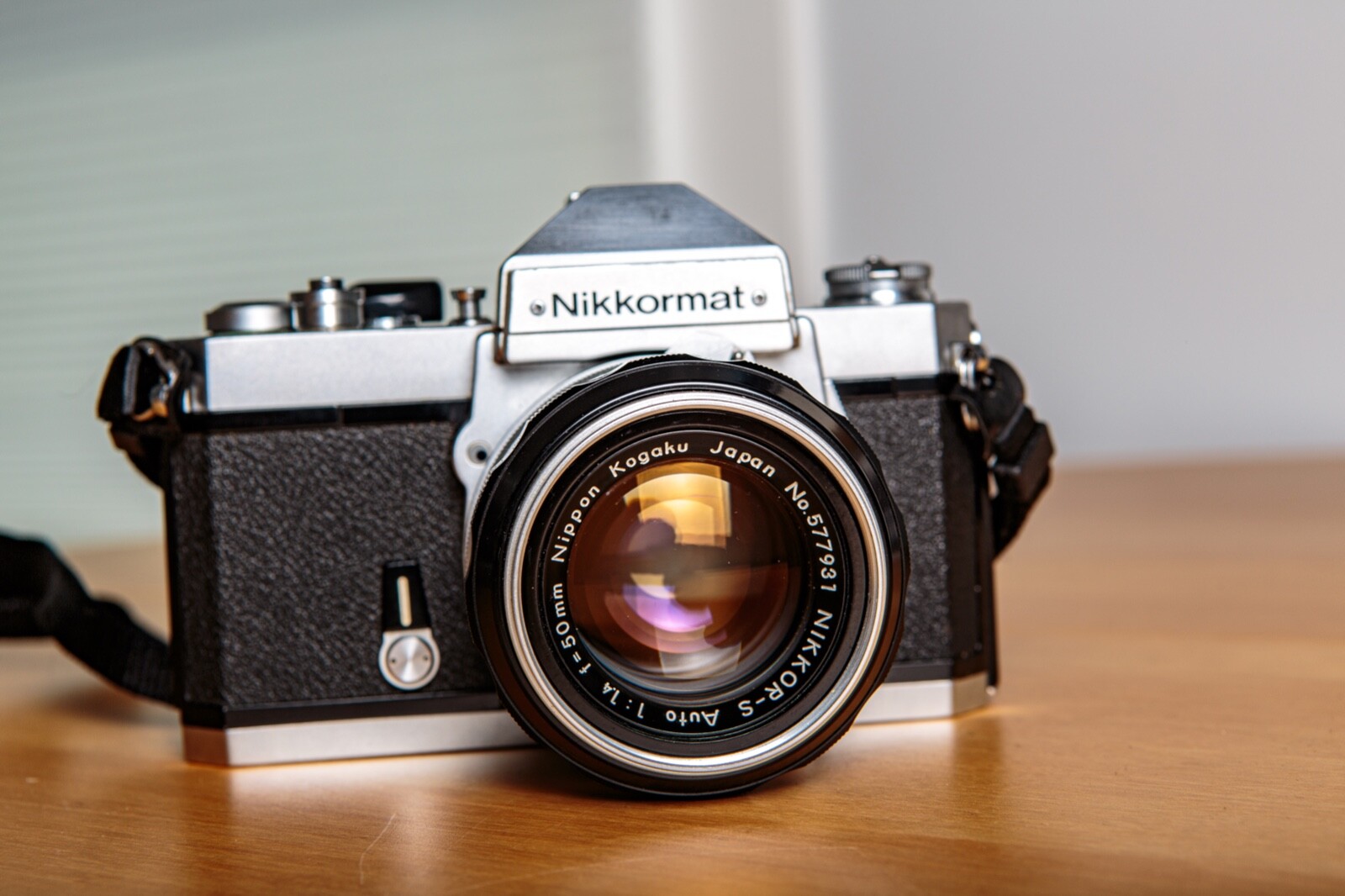 Nikon Nikkormat FT2 35mm SLR Film Camera w/ 50mm f/1.4 lens ...