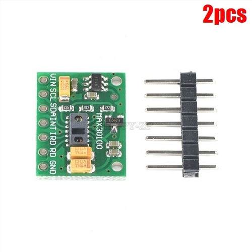 2Pcs Pulsesensor Module Heart-Rate Oximeter Pulse Sensor MAX30100 sk ...