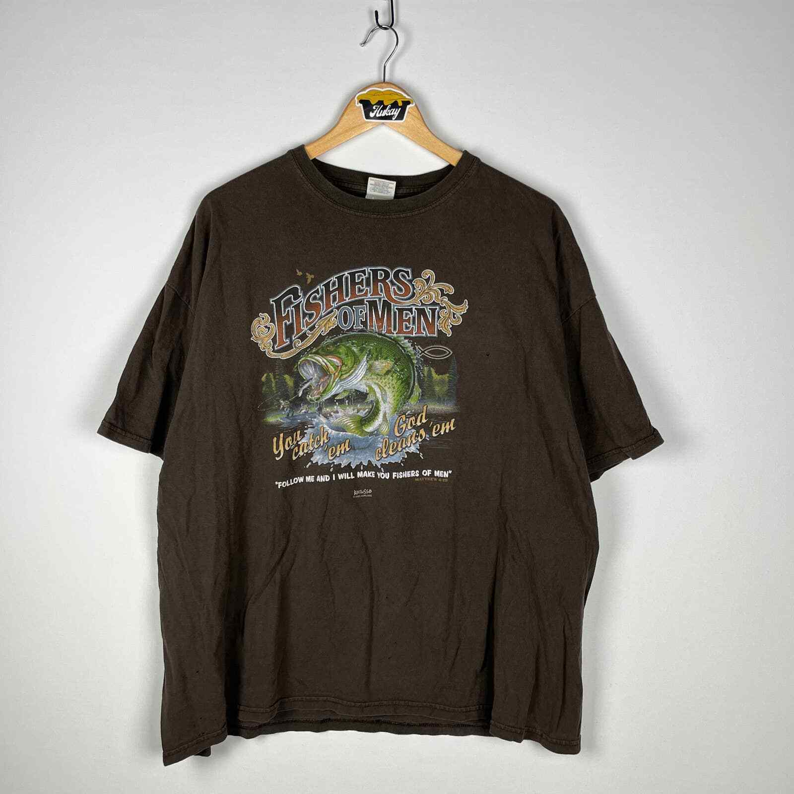 Vintage Bible Quote Matthew 4:19 Jesus Fishing T Shir… - Gem