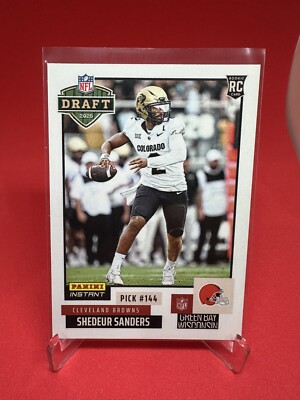 2025 Panini Instant Shedeur Sanders Draft Night NFLDN-7 RC Rookie #1/ ...