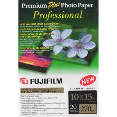 Fujifilm Paper Plus Photo Paper 10x15 Inkjet High Gloss 20 Sheets 270gr ...