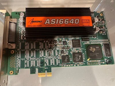Audio Science ASI6640 PCIe G3 Broadcast Sound Card Balanced Audio USA ...