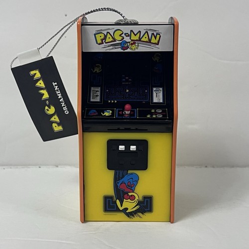 Pac-Man Arcade Video Game Christmas Tree Decorative Decoupage Ornament ...