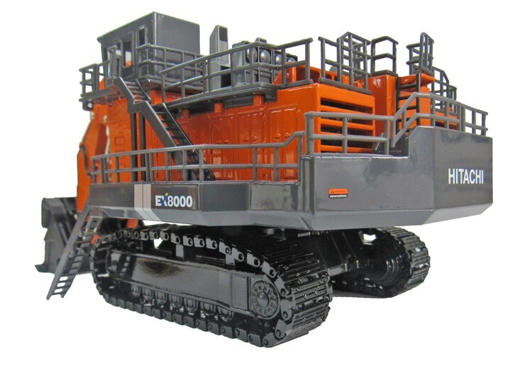 Hitachi ULTRA-LARGE HYDRAULIC EXCAVATORS EX8000-6 Miniature 1/87 Model ...