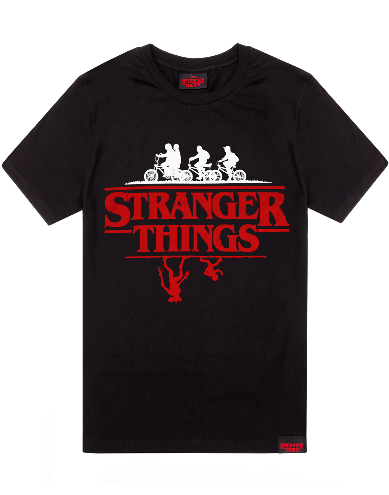 Stranger Things T-Shirt Men Women Unisex Upside Down Black Top | eBay