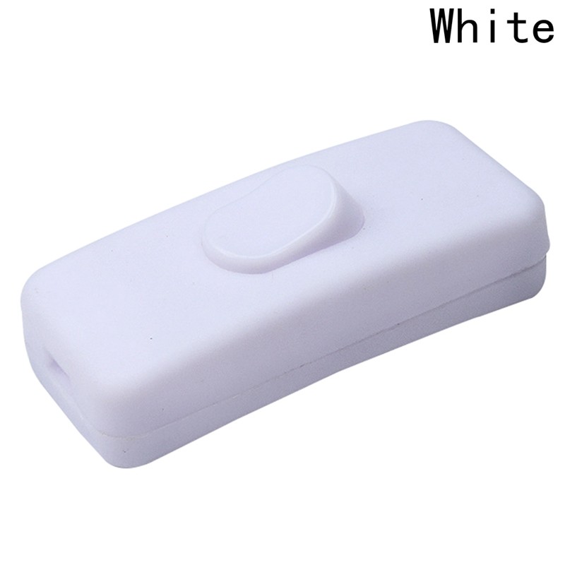 In-line ON/OFF Rocker Switch Table Desk Bed Light Lamp Cord 110-250V ...