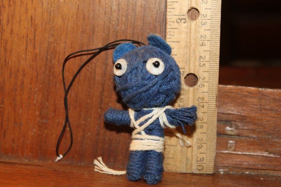 Yarn Voodoo Doll Blue String Doll Mummy | eBay