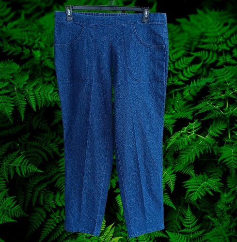 JMS Just My Size Womens Pull On Jeans Elastic Waist Blue Size 1X | eBay