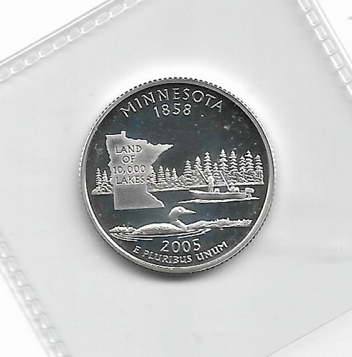 2005 S Minnesota State Quarter 90% Silver Proof | eBay