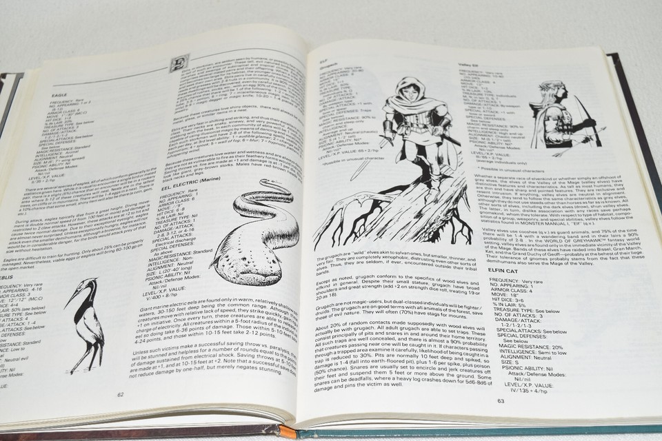 MONSTER MANUAL II (2) Advanced Dungeons & Dragons AD&D 1st Edition 1983 ...