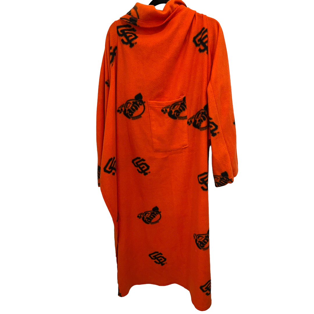 HTF SF Giants Wearable Fleece Orange & Black Stadium Blanket Fanta SGA ...