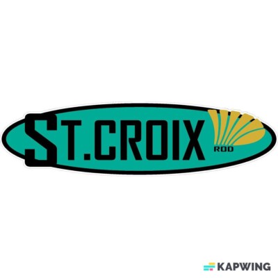 St. Croix Rods Professional Boat Carpet Graphics Marine Decals | eBay