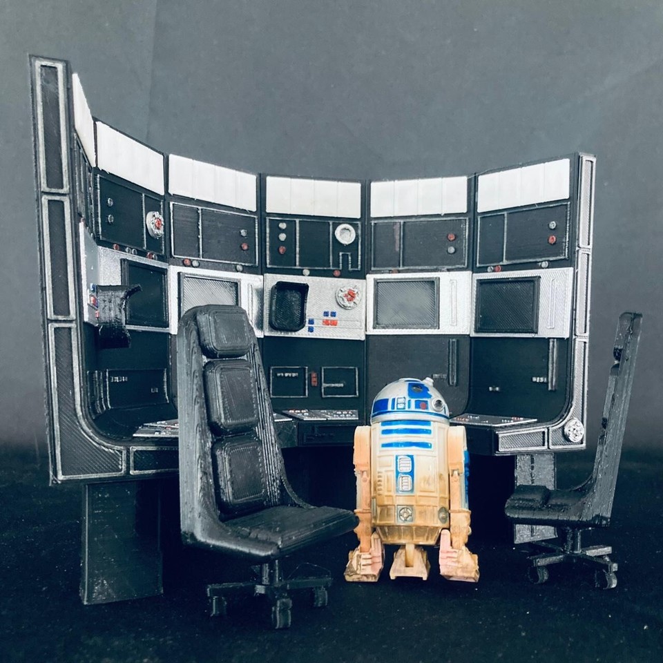 Star Destroyer Control Room for 3.75 inch (1:18) Scale Action Figure | eBay