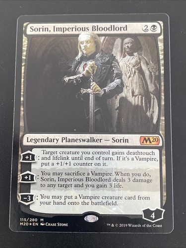 FOIL Sorin, Imperious Bloodlord #115/280 MTG 2020 Core Set M20 Mythic ...