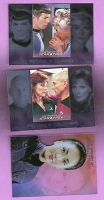 Lot of 3 Insert/Chase Cards: Star Trek Women RR3 RR8 & LL9 | eBay