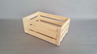 Plain Wood Crate Storage Wooden Box Slatted Crates Craft Decoupage Home ...