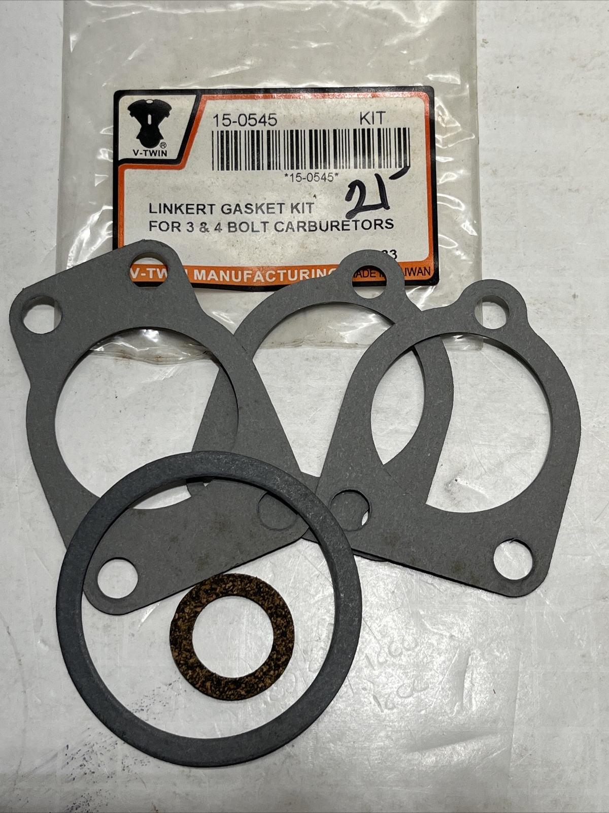 V-twin 15-0545 Linkert Carb Kit Open And Missing Parts Robison HD ...