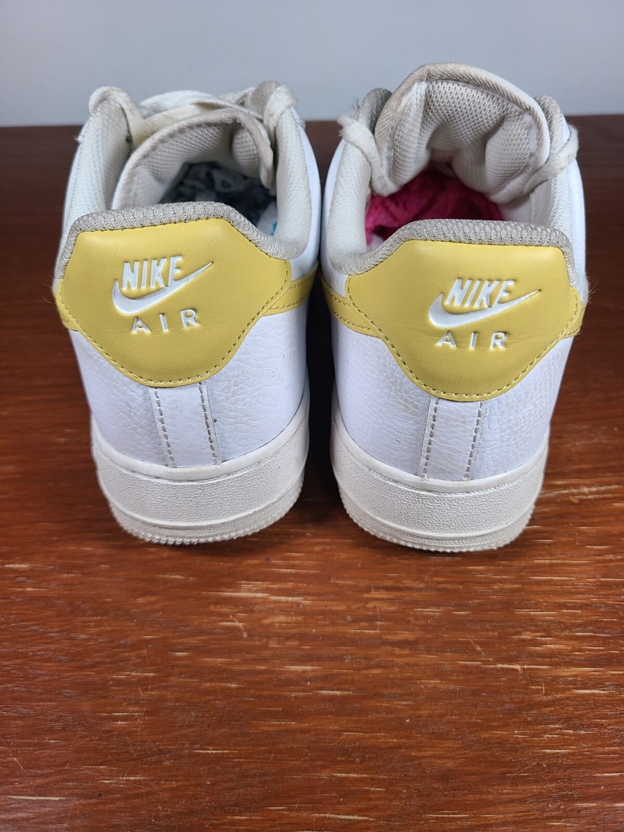 Nike Air Force 1 '07 White/Saturn Gold Women's Size 10 Nike Air Force 1 '07 White/Saturn Gold Women's Size 10