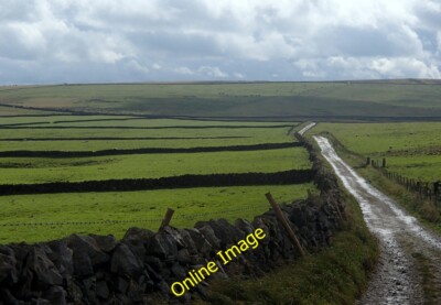 Photo 6x4 Track and moorland fields south of Rowter Farm Castleton ...