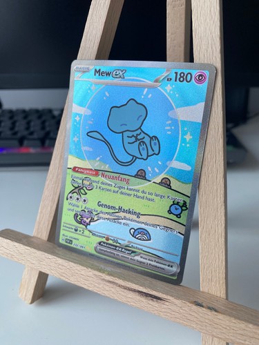 German Pokémon TCG Bubble Mew ex Scarlet & Violet: Paldean Fates 232/ ...