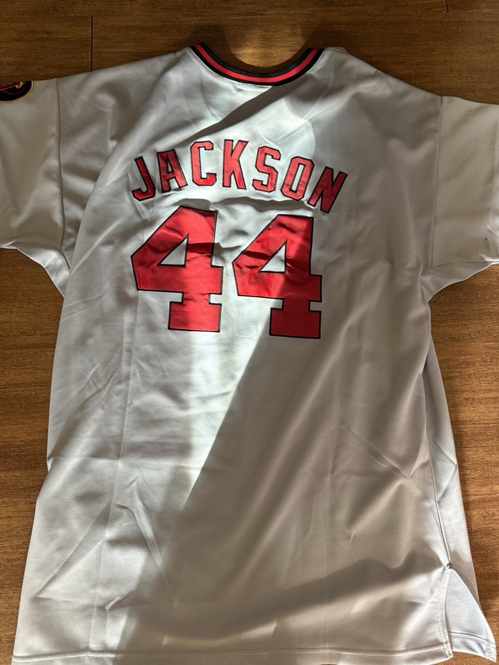 Authentic Mitchell & Ness Reggie Jackson Angels 1985 Jersey Size XXL ...