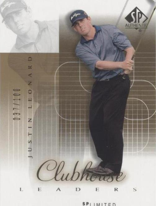 2002 SP Authentic - Clubhouse Leaders Justin Leonard #62SPA Limited /100 for sale online | eBay