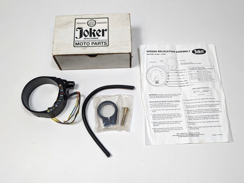 Joker Machine 10-300B Speedometer Relocation Bracket 39MM Clamp Black | eBay