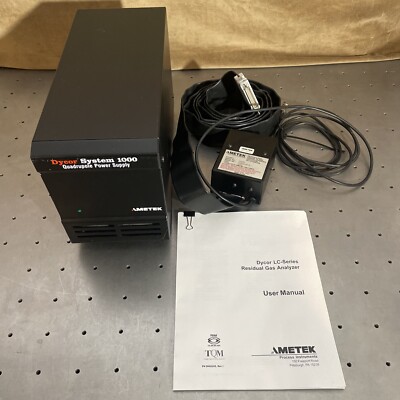 Amtek Dycor LC Residual Gas Analyzer w/ Electrometer LC100 for Mass ...