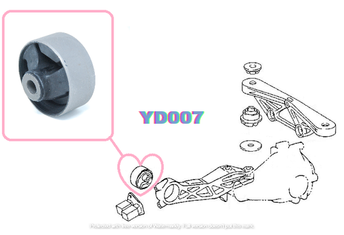 52380-58010 Arm Differential Mount Bushing for 2003-2020 Toyota Sienna ...