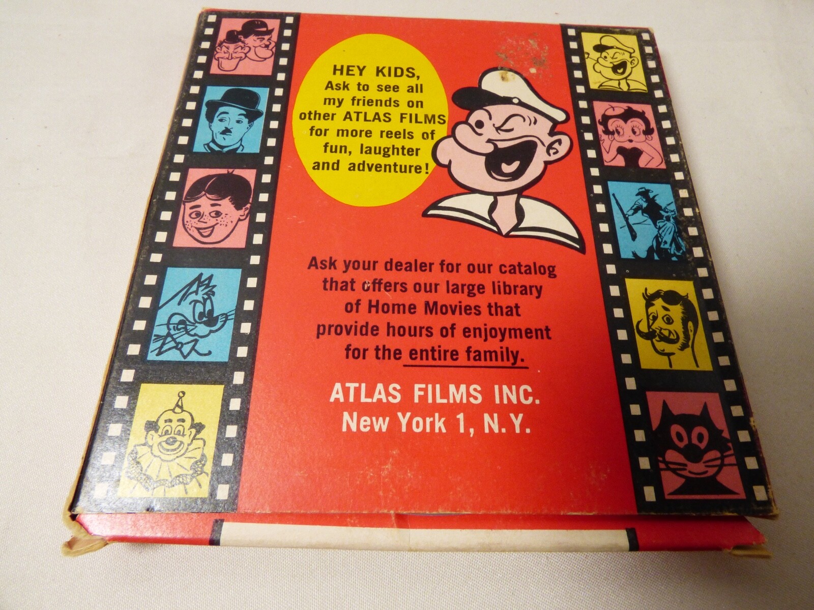 Vintage Featurette Popeye in Desert Hoods pt 1 Atlas 8mm Kids reel film ...