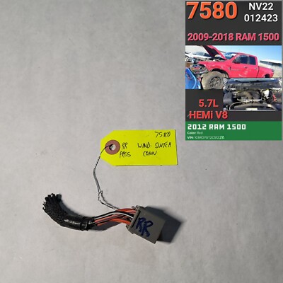 ⭐⭐OEM 2009-2018 RAM 1500 REAR RIGHT WINDOW SWITCH CONNECTOR⭐⭐ | eBay