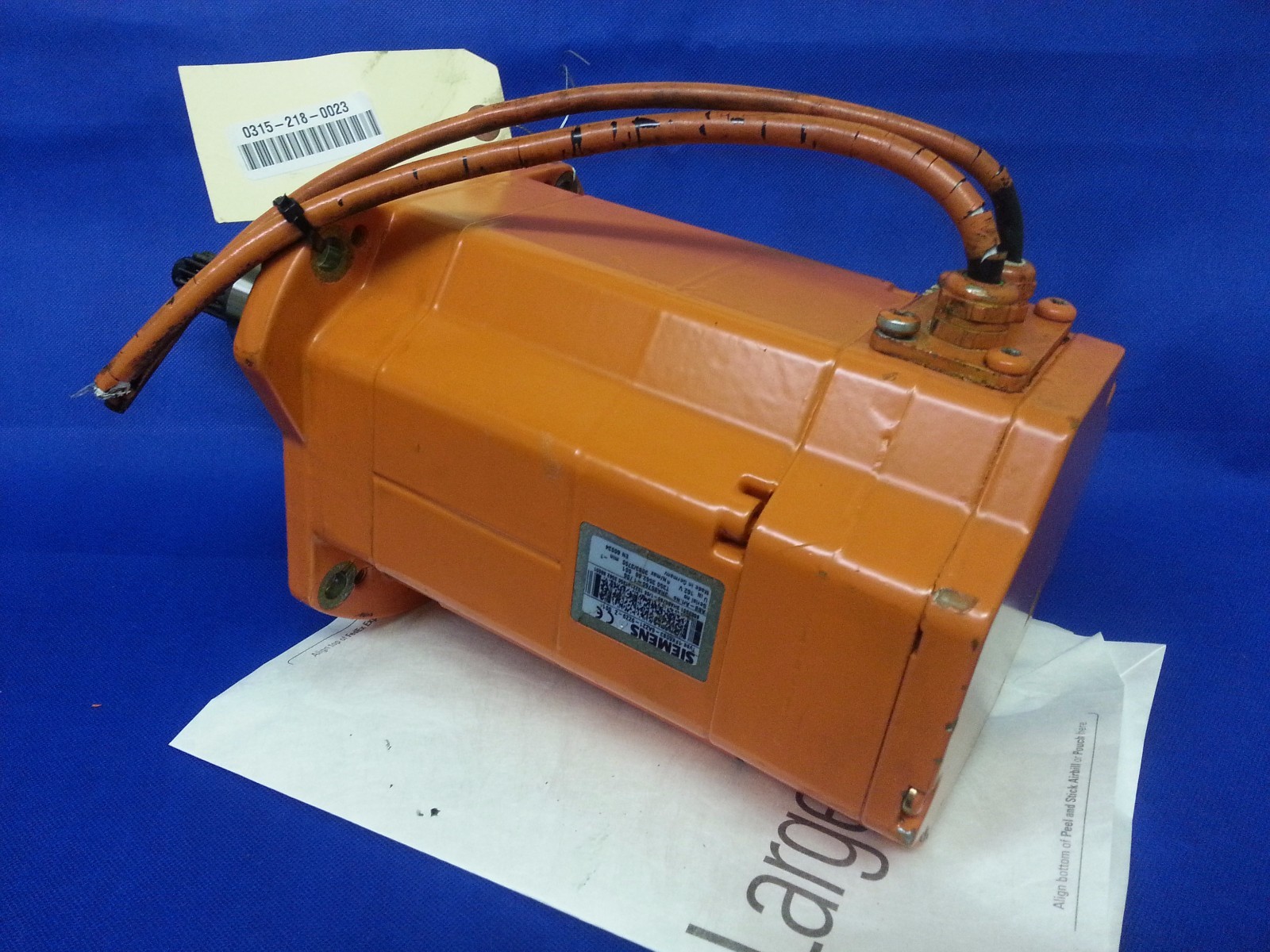 SIEMENS ABB 1FK6083-6AZ21-9ZZ9-Z S01 3HAB5760-1/06 SERVO MOTOR SHIPS ...