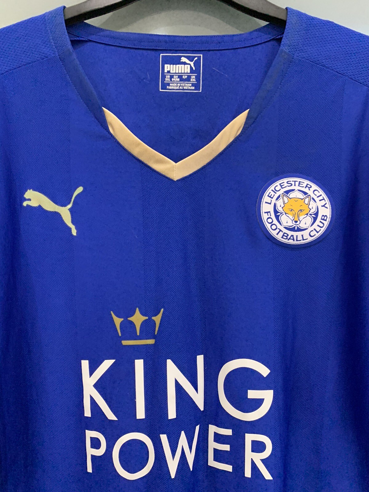 Official Puma Leicester City 2015 16 VARDY Shirt 3XL XXXL Men Top ...