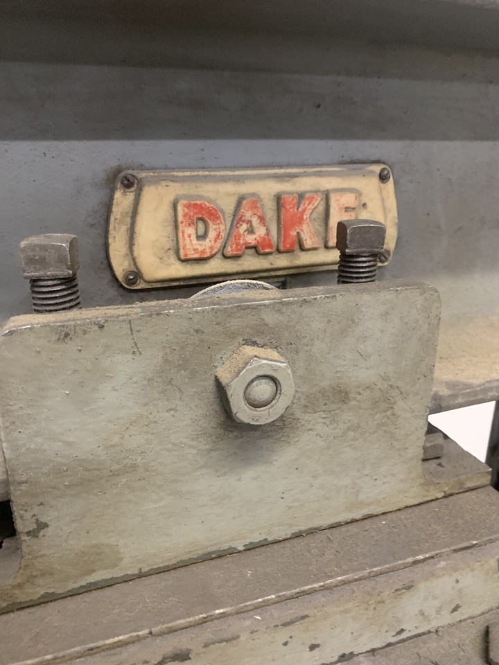 Dake 50 Ton H-Frame Press Model 5-050 Elec/ HYD 2 HP Pump Movable Head ...