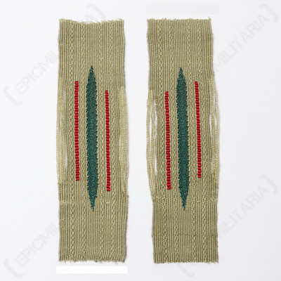 ARTILLERY EM BAVO LITZEN COLLAR TABS - Repro WW2 German Military Army ...