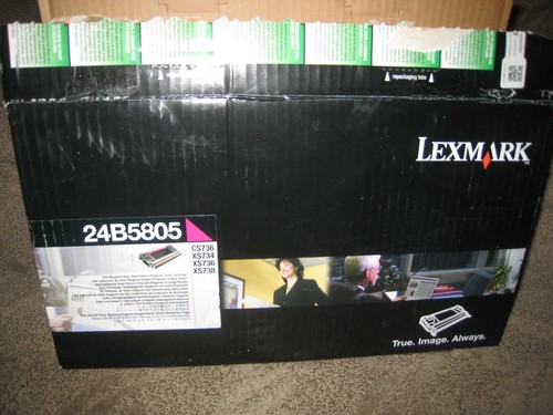 Lexmark 24B5805 Magenta High Yield Toner Cartridge Genuine CS736 XS734 ...