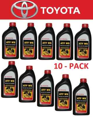10-Quart GENUINE ATF WS Automatic Transmission Fluid ATFWS FOR TOYOTA ...
