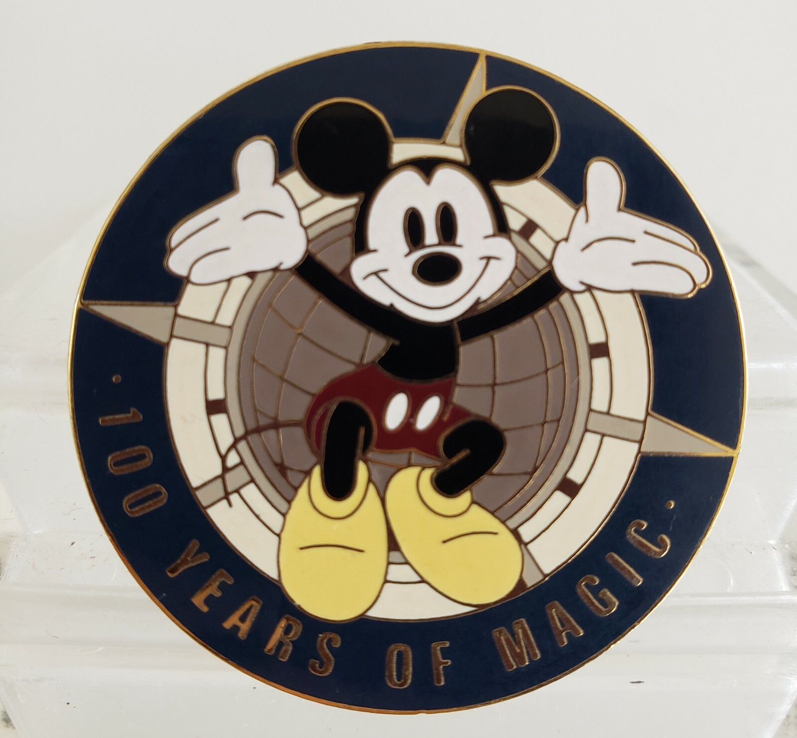 DISNEY WDW -100 YEARS OF MAGIC COMPASS MICKEY MOUSE PIN- FREE SHIPPING ...