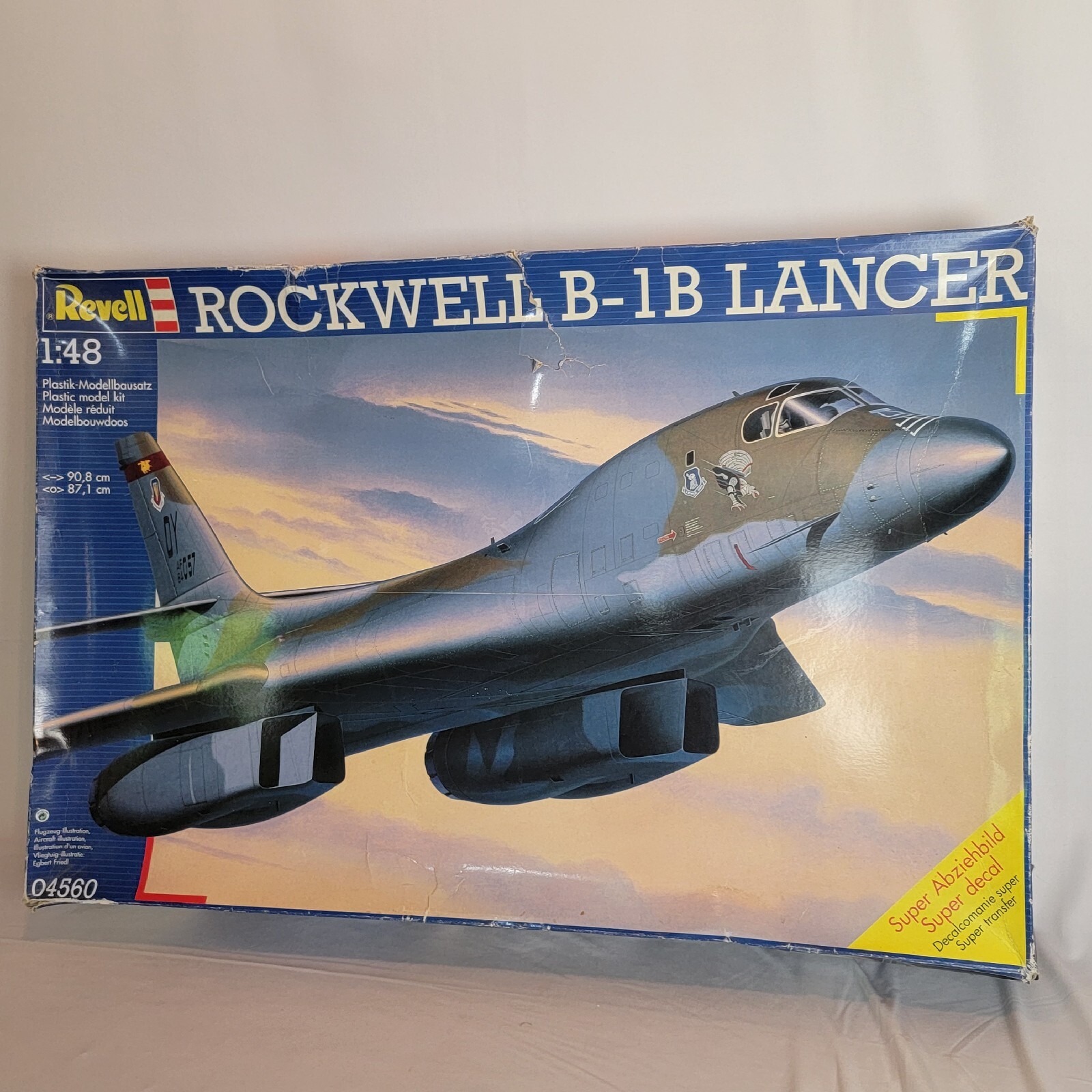 Huge Revell Rockwell B-1B Lancer 1:48 Model Kit 04560 Never Assembled ...