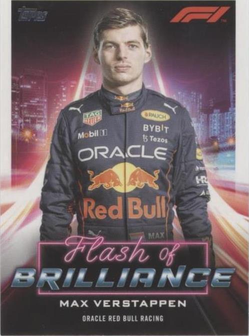 2022 Topps Formula 1 - Flash of Brilliance Max Verstappen #FOB-MV for ...