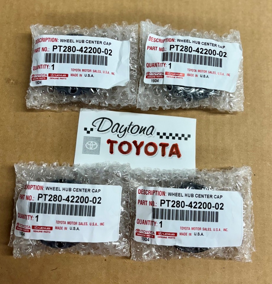 OEM TOYOTA RAV4 TRD WHEEL CENTER CAP SET OF 4 PT280-42200-02 | eBay