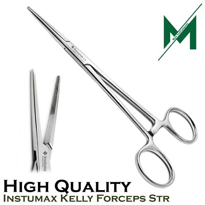 Kelly Hemostat Locking Forceps Straight 5.5" Surgical Instrument ...