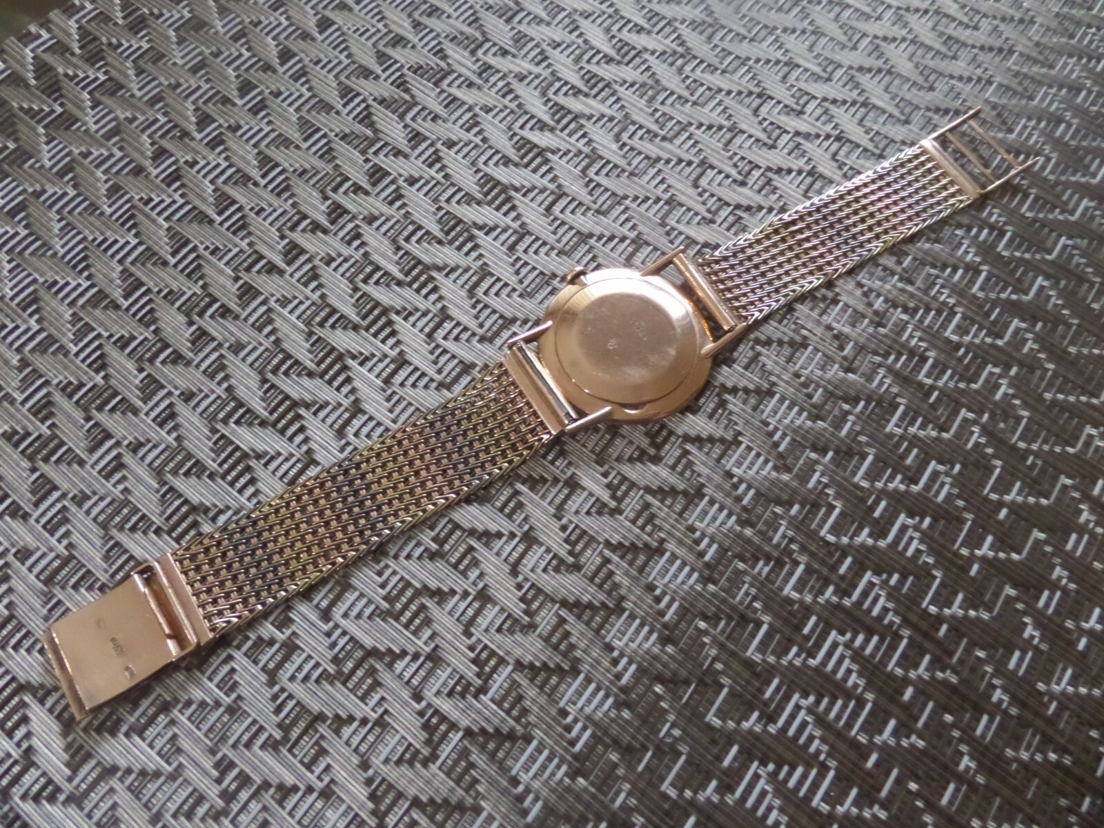 Vintage Soviet Poljot 14k(583) rose gold watch on 14k (583) tri color ...