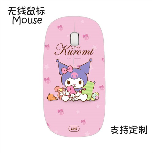 Cartoon Kuromi USB Wireless Mouse Computer Notebook PC Laptop Mouse ...